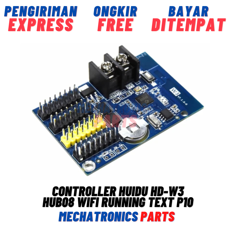 Jual Controller Huidu HD-W3 HUB08 Wifi Running Text P10 | Shopee Indonesia