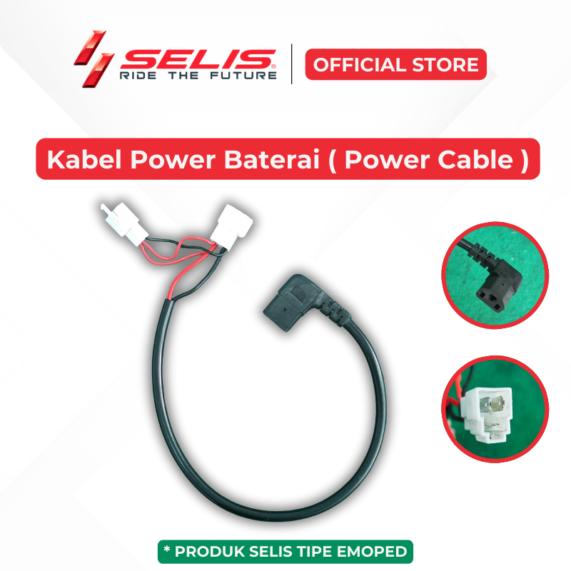 Jual SELIS - Kabel Power Baterai SLA Sepeda Motor listrik Universal ...