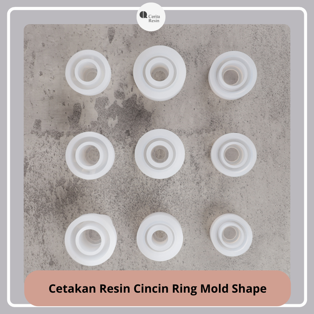 Jual Cetakan Resin Cincin 1 Pcs Ring Mold Shape Decorative Aksesoris ...