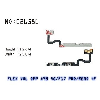 Jual FLEXY VOL OPPO RENO 4F OPPO A93 4G F17 PRO FLEXYBEL VOLUME FLEXYBLE KABEL | Shopee Indonesia