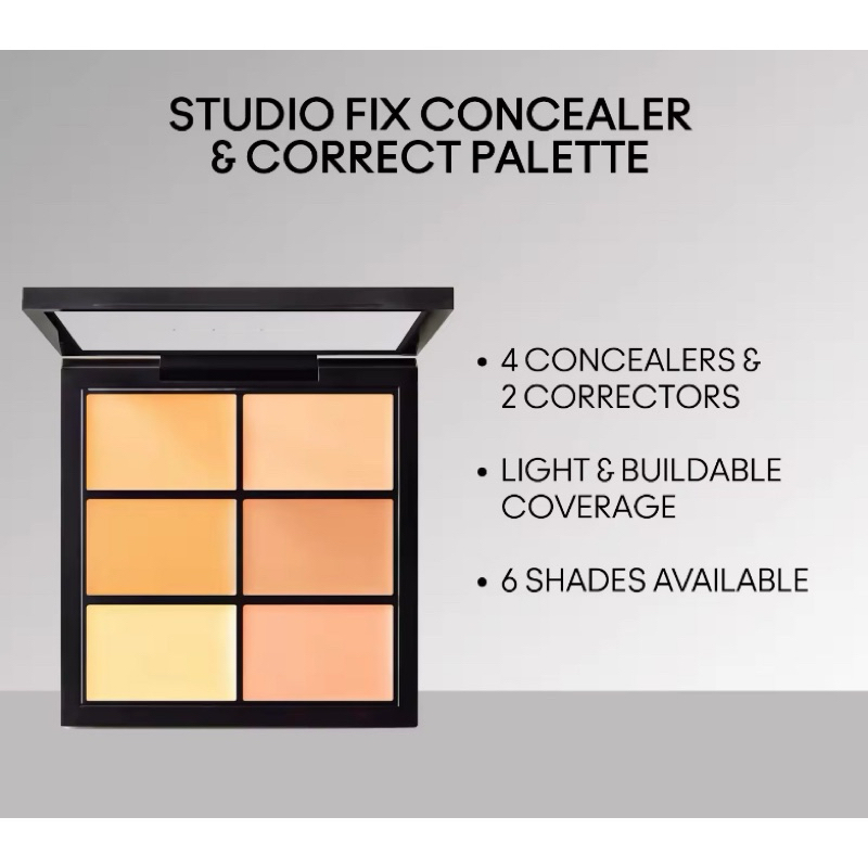 Jual MAC Studio Fix Conceal & Correct Palette (ORIGINAL 100%) | Shopee ...
