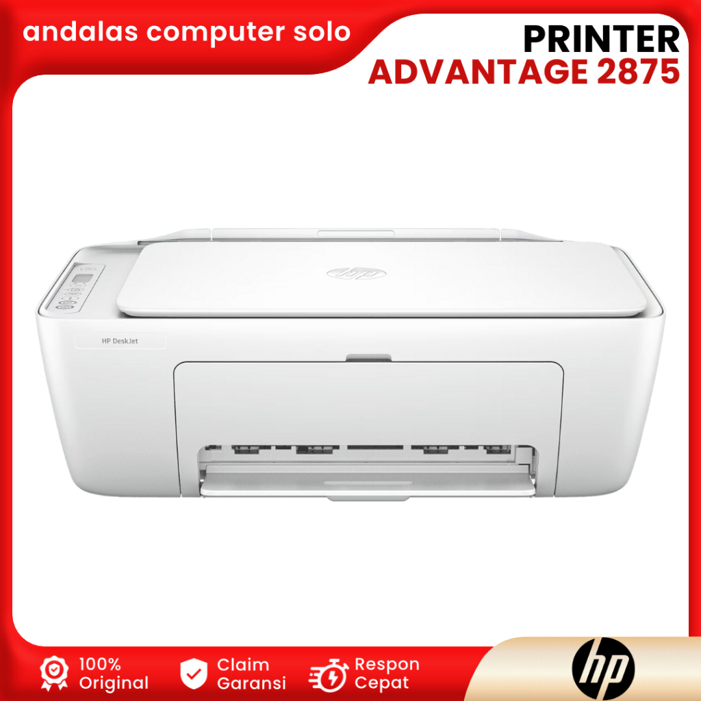 Jual PRINTER HP DESKJET INK ADVANTAGE 2875 PRINTER All-in-One PRINT SCAN COPY | Shopee Indonesia