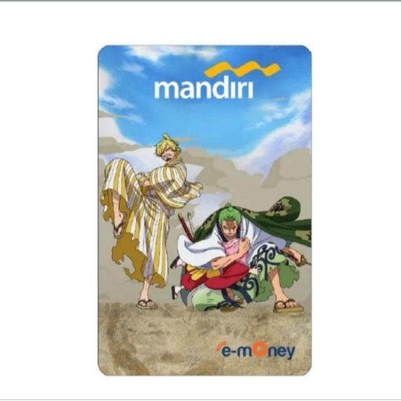 Jual Kartu Mandiri Emoney One Piece Limited Edition | Shopee Indonesia