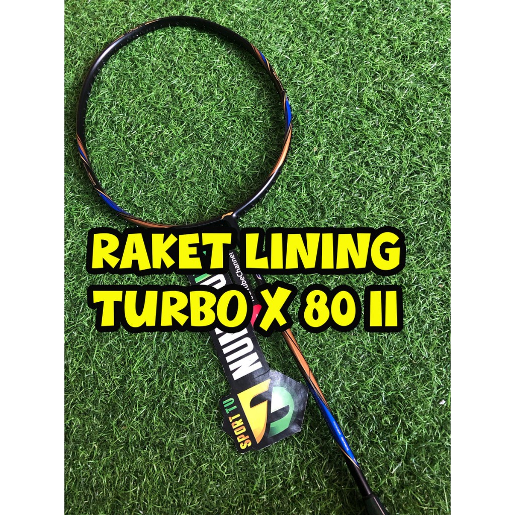 Jual Raket Badminton LINING TURBO X 80 III | Shopee Indonesia
