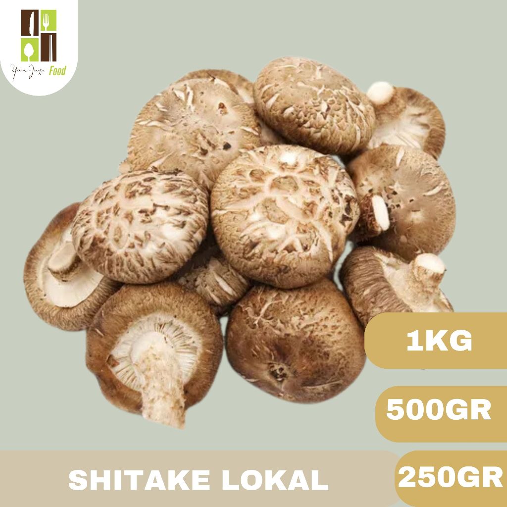 Jual Jamur Shitake / Shitake Lokal / Mushroom / Jamur Fresh / Kemasan ...
