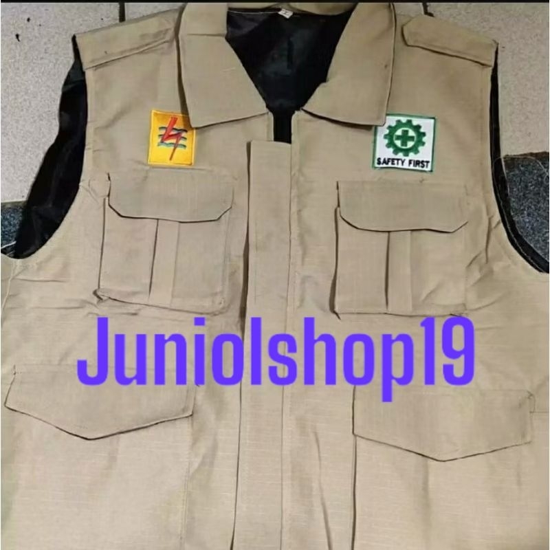 Jual Rompi PLN Krem Logo Safety topi | Shopee Indonesia