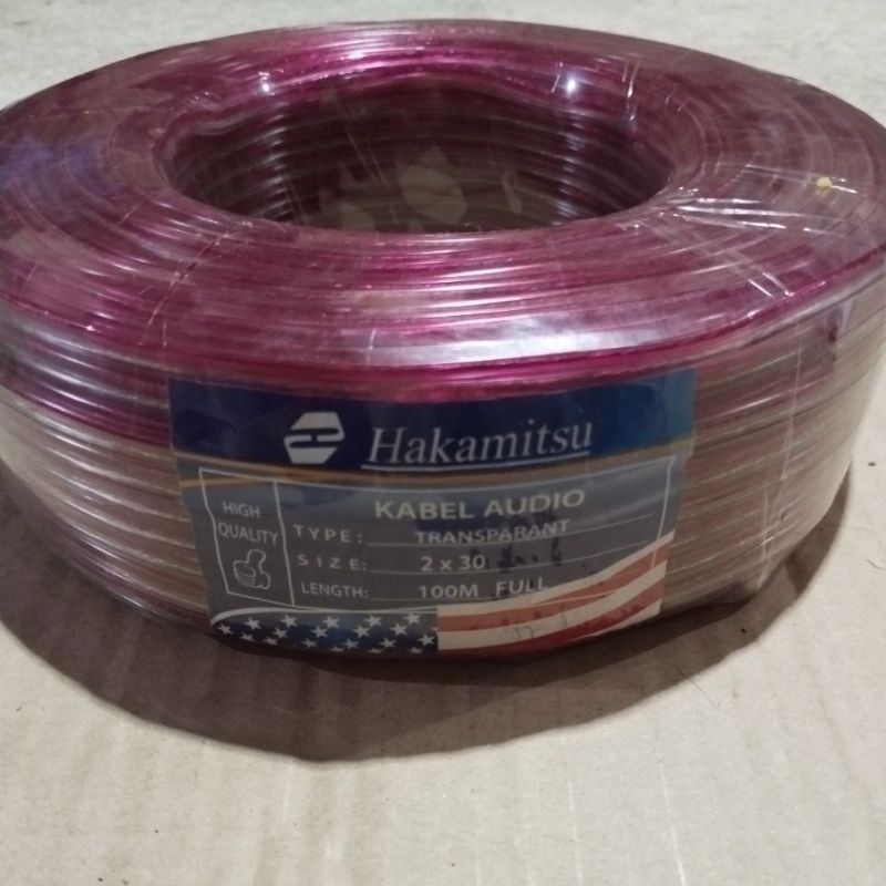 Jual kabel transparan 2x30, 100M | Shopee Indonesia