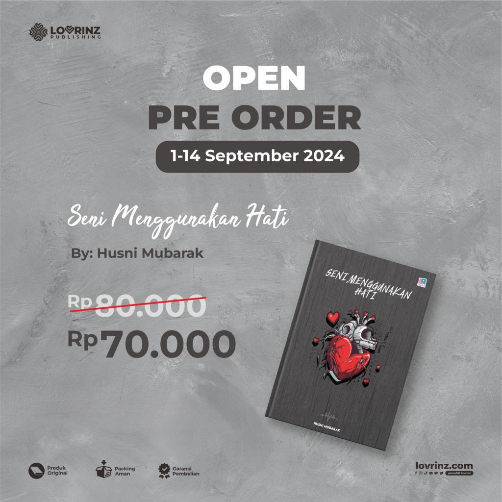 Jual Buku Original Seni Menggunakan Hati oleh Husni Mubarak - Penerbit LovRinz | Shopee Indonesia