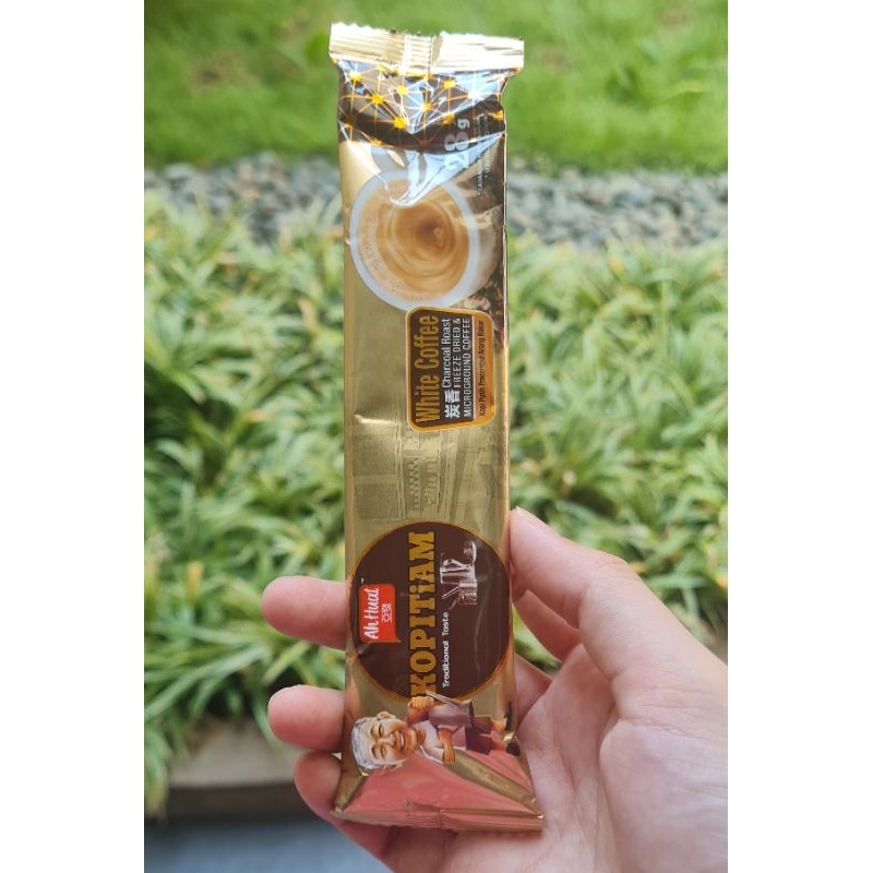 Jual Ah Huat Kopitiam White Coffee Charcoal Roast (Sachet) | Shopee ...