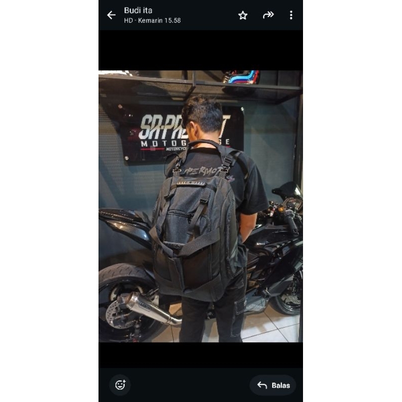 Jual Tas Helm Fullface Halface SR Project V2 | Shopee Indonesia