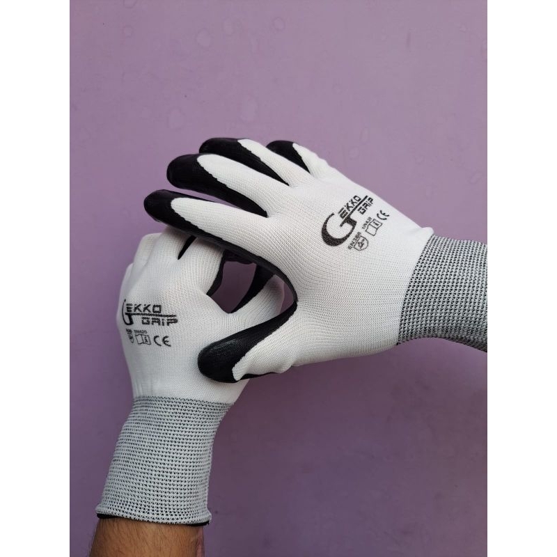 Jual Sarung Tangan Working Gekko Grip Lapis karet Tebal Sarung Tangan ...