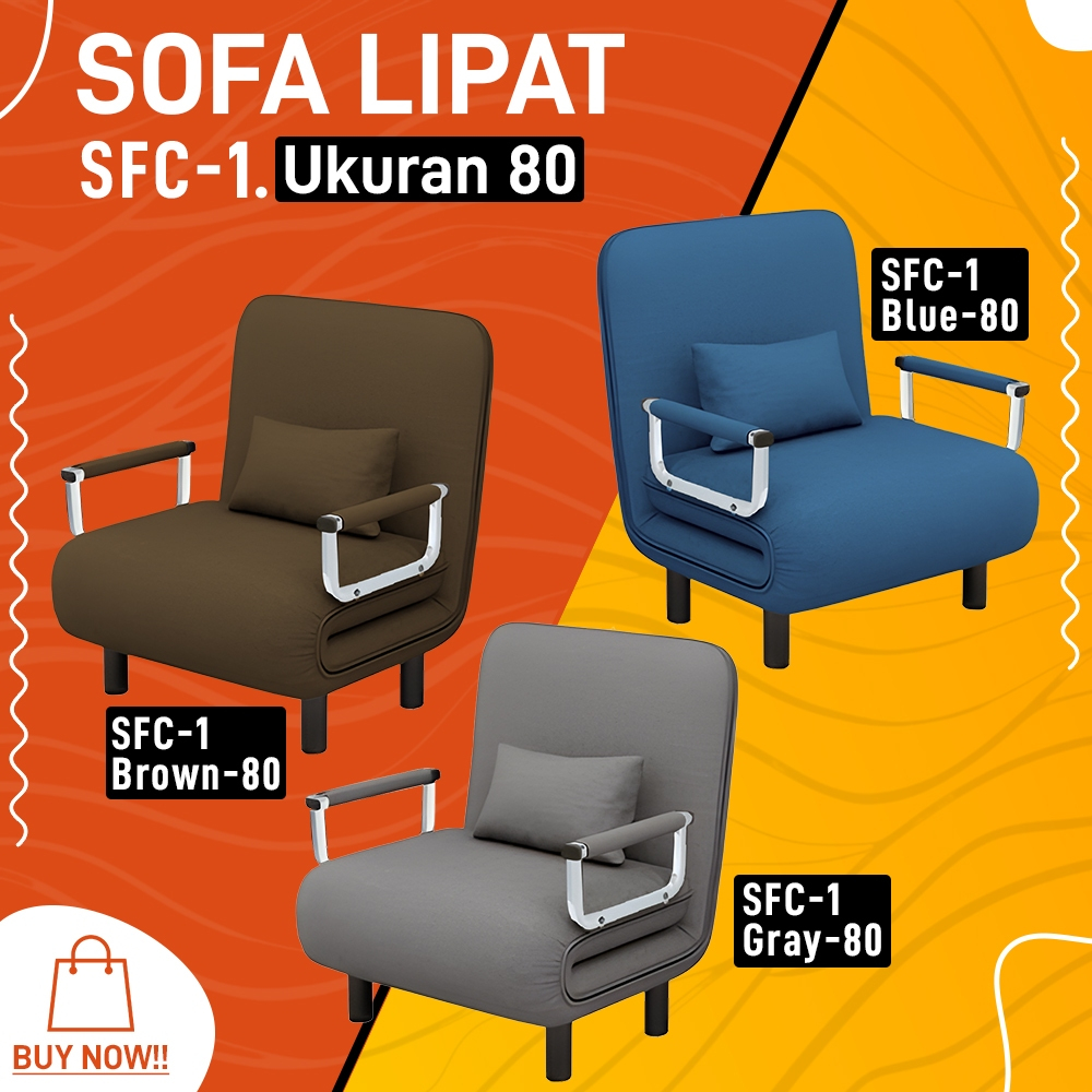 Jual Sofa Lipat Ranjang Sofa Ruang Tamu Santai Sofa Malas Rumah ...