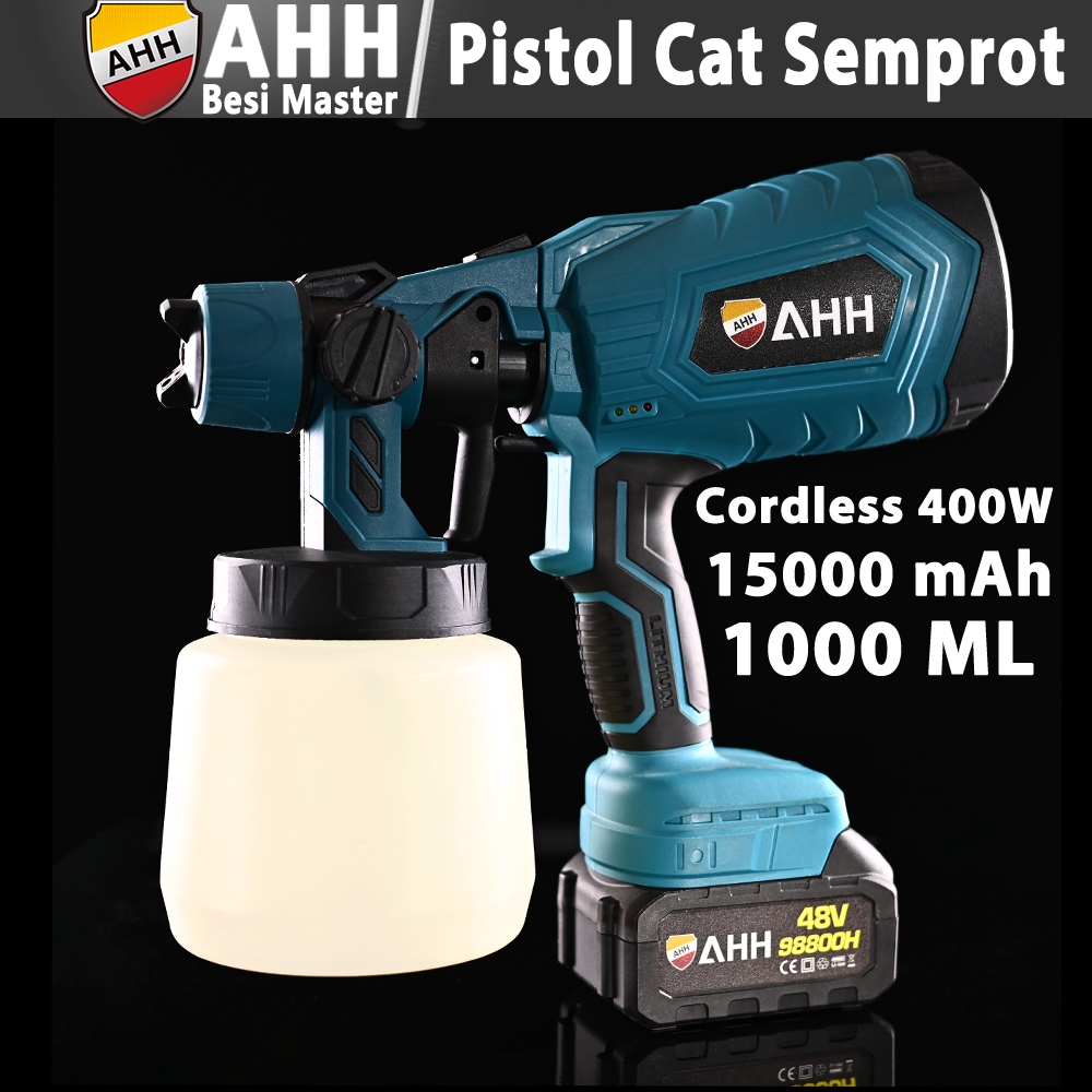 Jual AHH Spray Gun Listrik Berbasis Lithium Pistol Semprot Cat Portabel ...