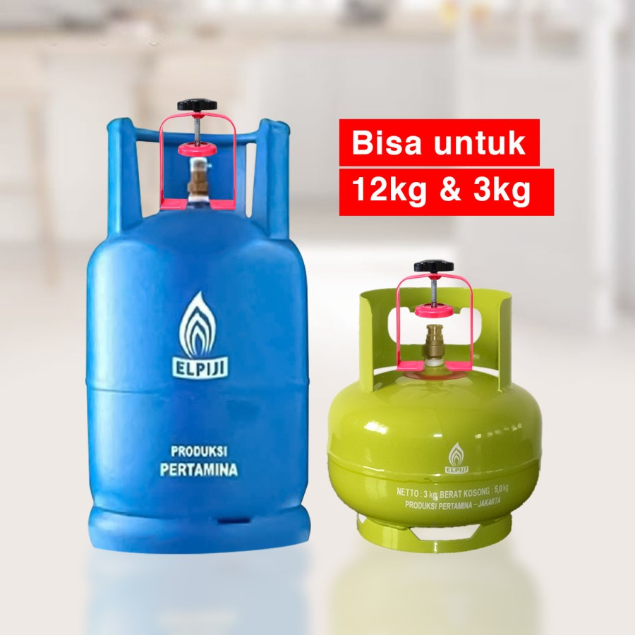 Jual PENGAMAN GAS 2 IN 1 (12KG+3KG) PENGAMAN REGULATOR - KSG036 | Shopee Indonesia