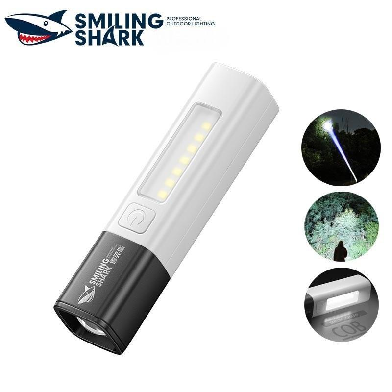 Jual SENTER LED SMILING SHARK SD-1039 XPE - BISA ZOOM - 5 MODE CAHAYA ...