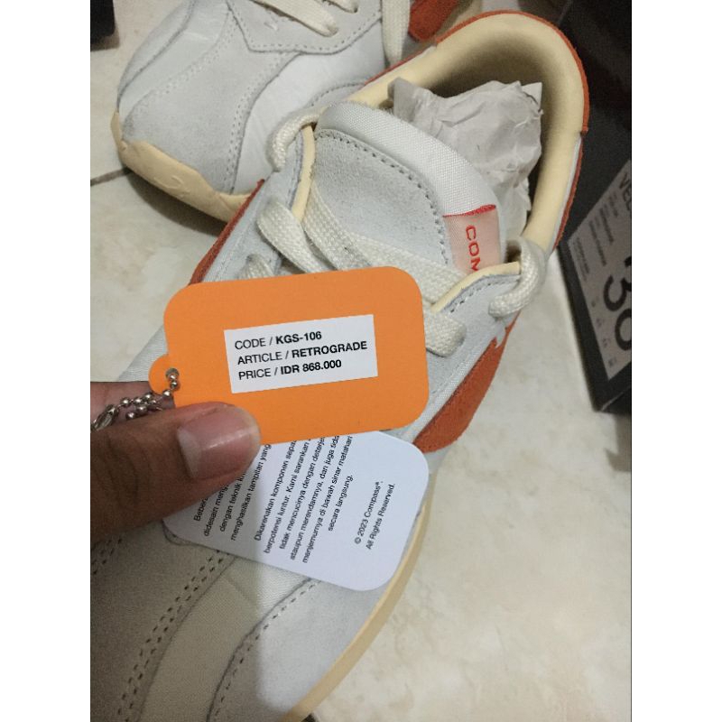 Jual sepatu compass velocity creme pumpkin | Shopee Indonesia