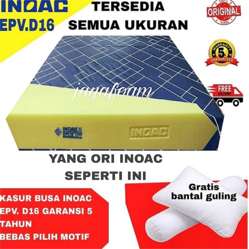 Jual Kasur Busa INOAC EPV d16 semua ukuran ada kasur inoac yellow ...