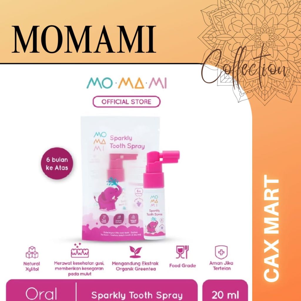 Jual MOMAMI Sparkly Tooth Spray 20ml | Shopee Indonesia