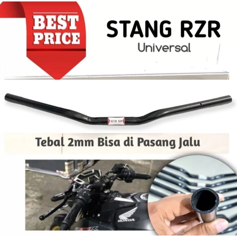 Jual STANG STIR RZR HITAM VARIASI STANG SETIR FATBAR YAMAHA RZR HITAM ...