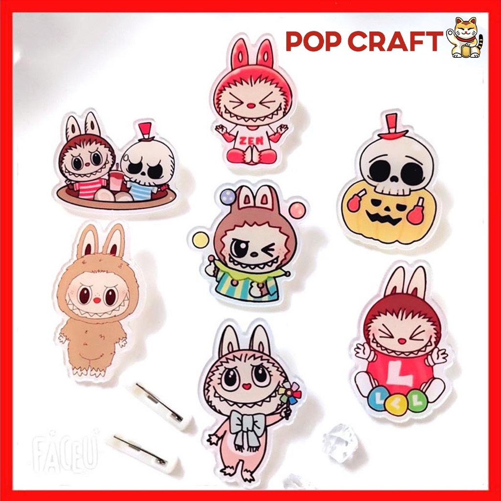 Jual PC Bros PIN LABUBU Viral Lucu Imut Untuk Pasang Cute Baju DIY Tas ...