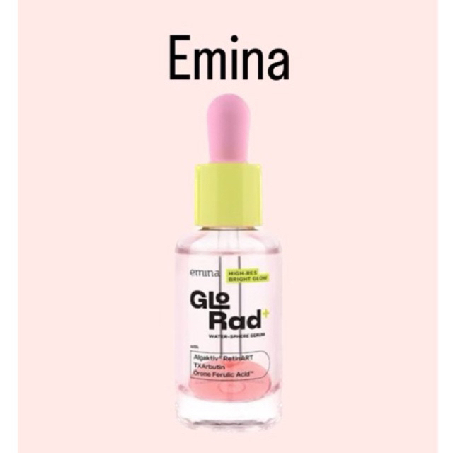 Jual EMINA SERUM GLO RAD {Ready} | Shopee Indonesia