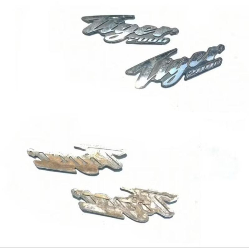 Jual emblem tangki honda tiger 2000 tiger 2000 tiger lama logo tangki ...