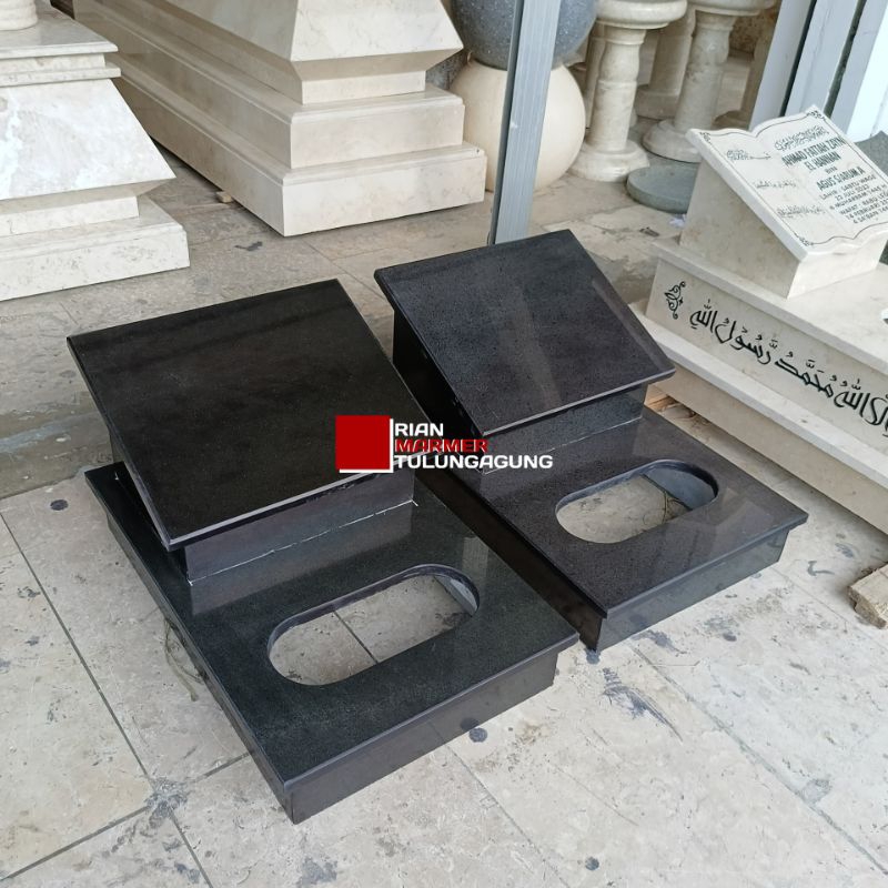 Jual Maesan box pondasi dan tempat bunga batu granit hitam ( Tanpa Ukir Grafir) | Shopee Indonesia