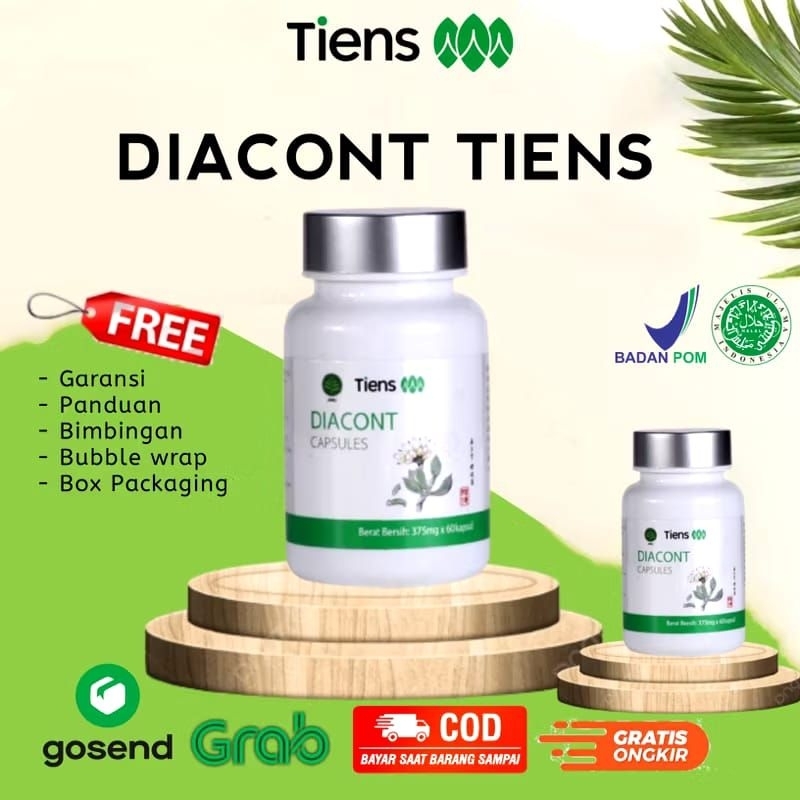 Jual Diacont Tiens Tianshi Diacon Obat Suplemen Herbal Diabetes Kontrol ...