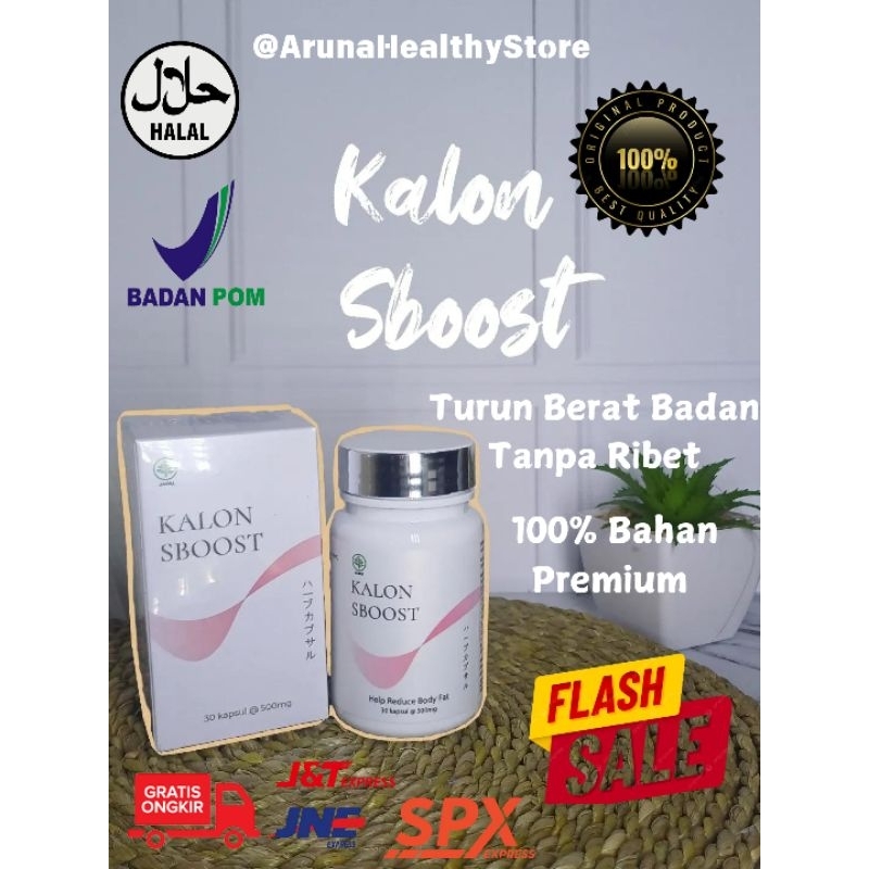 Jual Kalon Sboost Premium Kapsul Pelangsing Badan Pembakar Lemak Dan ...