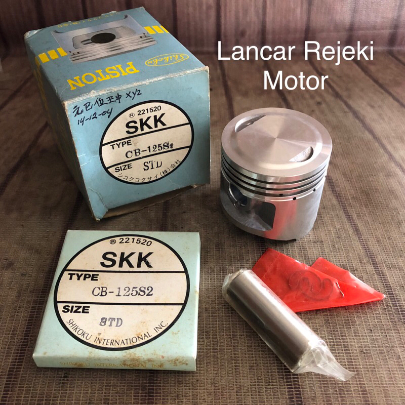 Jual Piston Kit & Ring Piston Honda CB 125 / CB125 Oversize Nol / STD ...