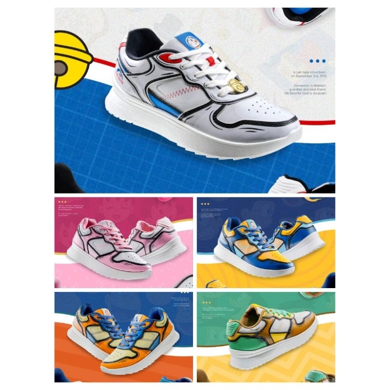 Jual AEROSTREET X DORAEMON & FRIENDS | ORIGINAL AEROSTREET 100% ...