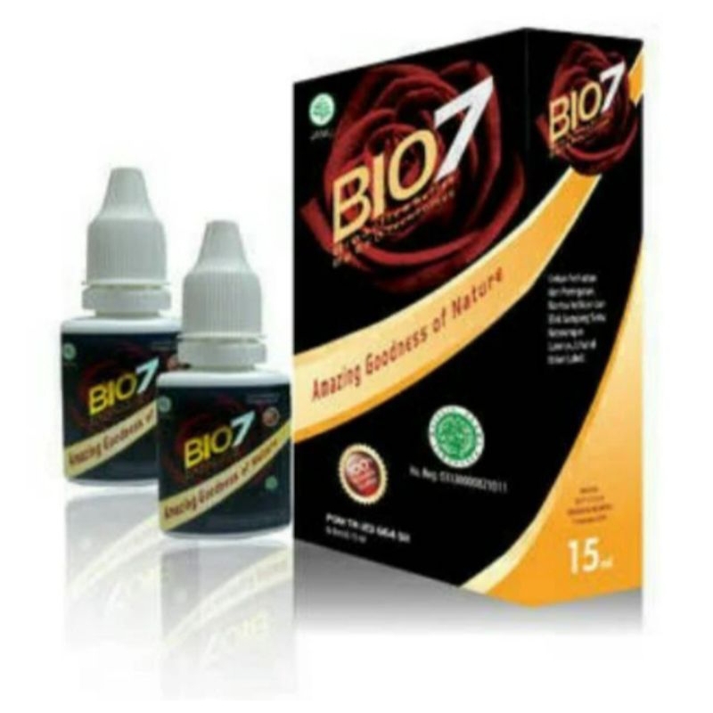 Jual BIO7 BIO SEVEN 15ML | JAMU TETES HERBAL ORIGINAL | Shopee Indonesia
