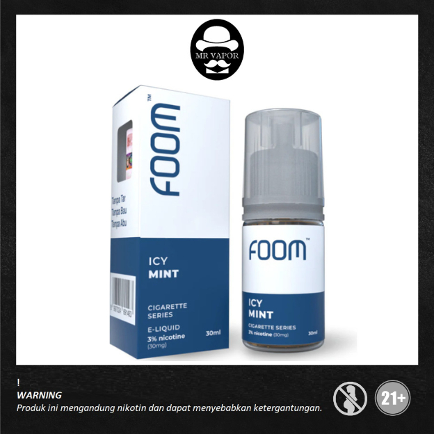 Jual FOOM Icy Mint / Mint Shiver Liquid Salt Nic 30ml | Shopee Indonesia