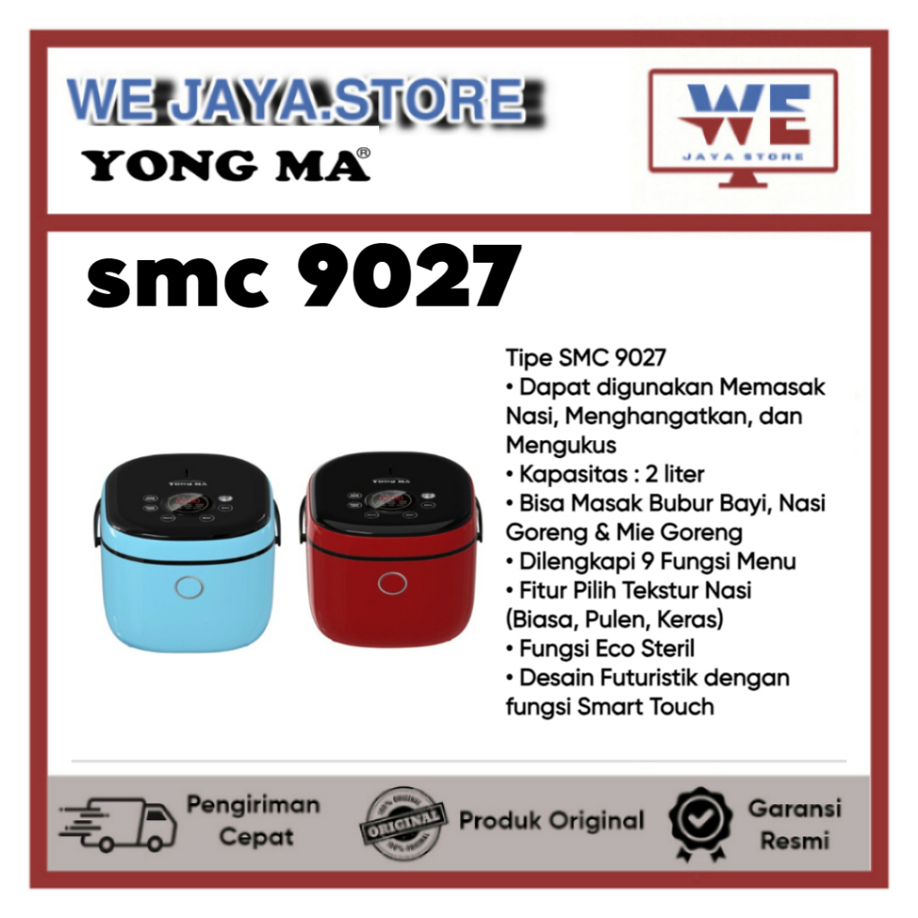 Jual RICE COOKER DIGITAL YONG MA SMC 9027 DIGITAL RICE COOKER | Shopee ...