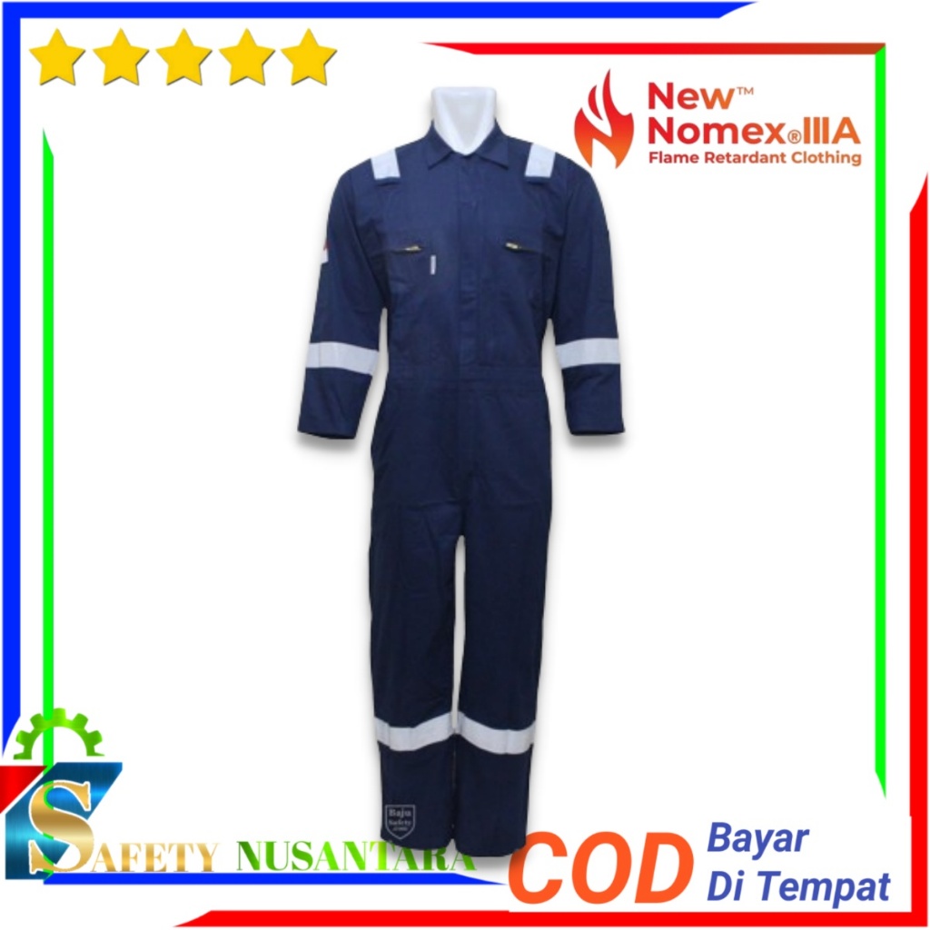 Jual Wearpack Safety NOMEX IIIA Original Baju Anti Api Flame Reterdant ...