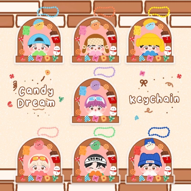 Jual NCT Dream Keychain (Candy Version) [READY HAECHAN, RENJUN, CHENLE ...