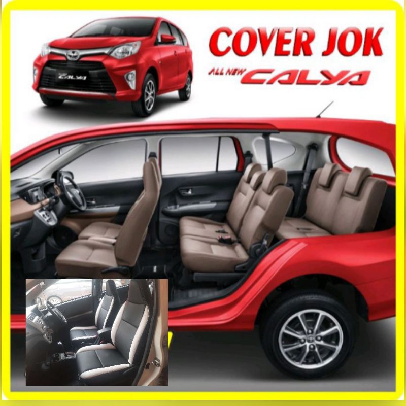 Jual SARUNG JOK MOBIL CALYA/SIGRA FULL SEAT 3 BARIS motif setandar ...