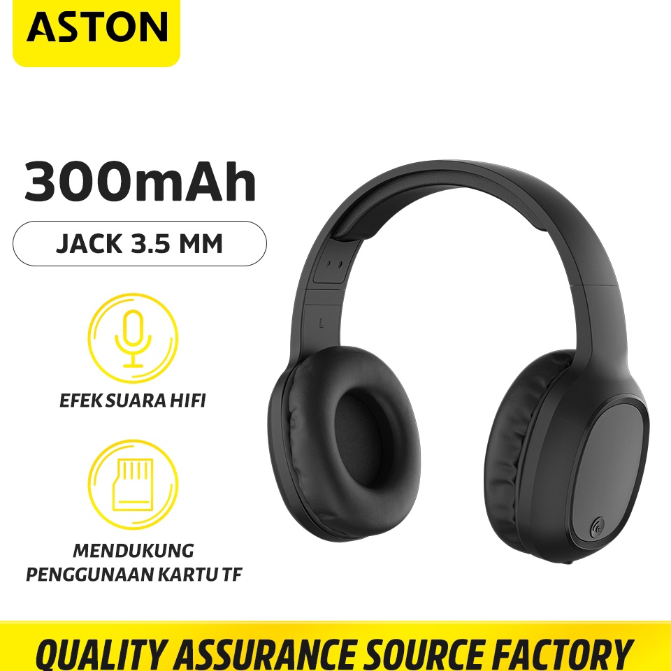 Jual Harga Bersahabat ASTON Headphone Bluetooth TW116 Wireless with ...