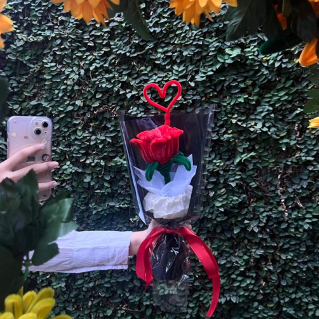 Jual buket bunga mawar bouquet mawar bucket mawar bunga mawar kawat ...