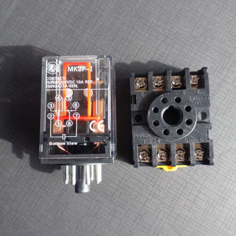 Jual Relay AC 220V + Soket | Shopee Indonesia