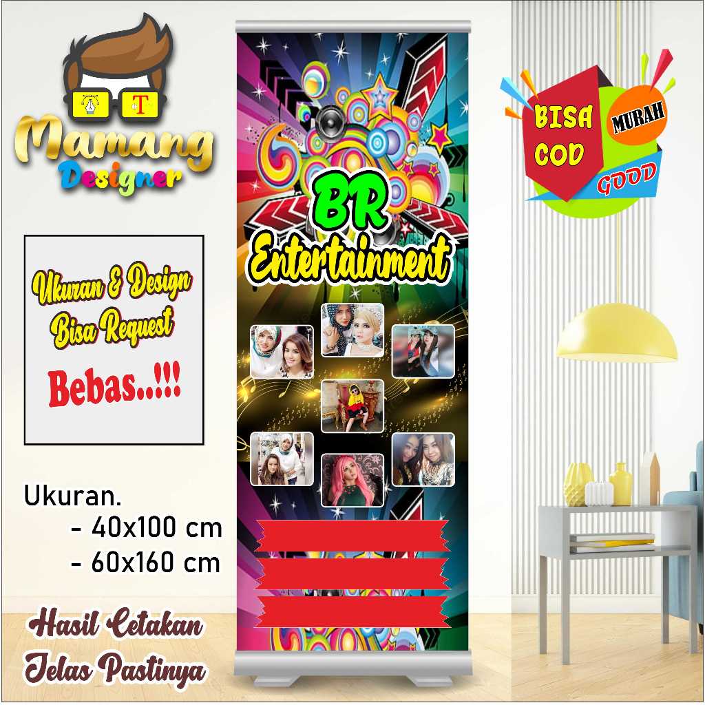 Jual Cetak Banner Spanduk Untuk Group Musik atau Sound System Simple ...