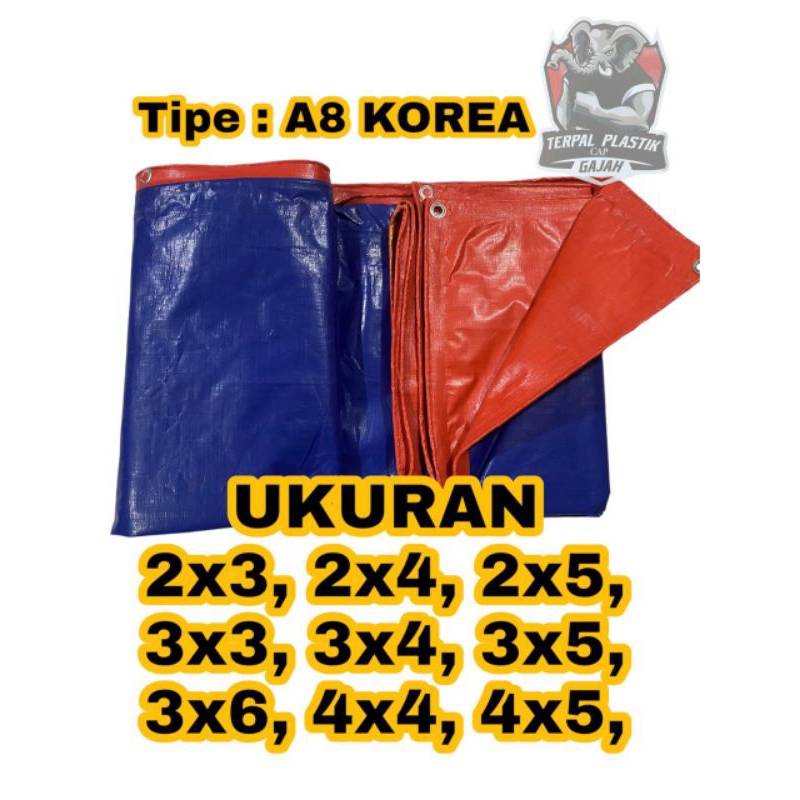 Jual Terpal Plastik A8 KOREA Berbagai Macam Ukuran | Shopee Indonesia
