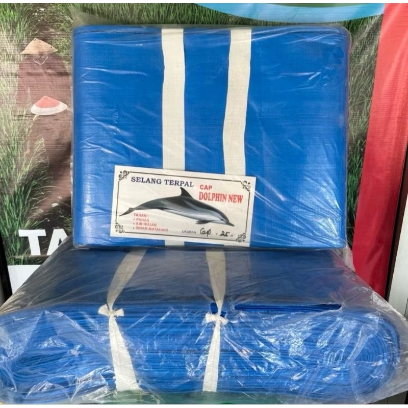 Jual SELANG DRIP IRIGASI TERPAL + PLASTIK PE 6 dim (30 CM x 25 meter ...