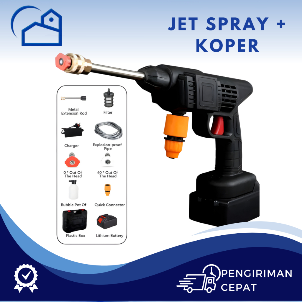 Jual HOMESTATION - Jet Spray Cleaner Plus KoperTekanan 199V 100Bar ...
