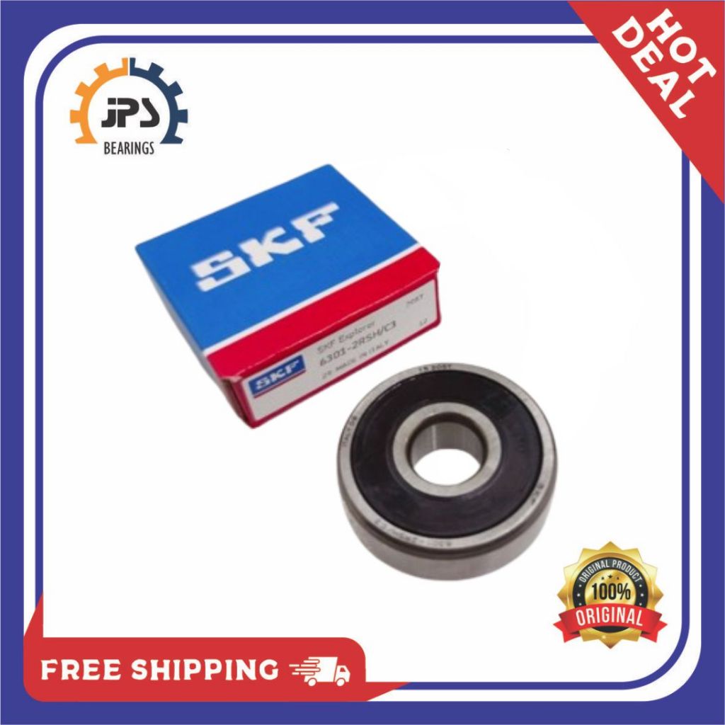 Jual LAKER BEARING 6301 2RS RODA GEARBOX MOTOR SKF | Shopee Indonesia