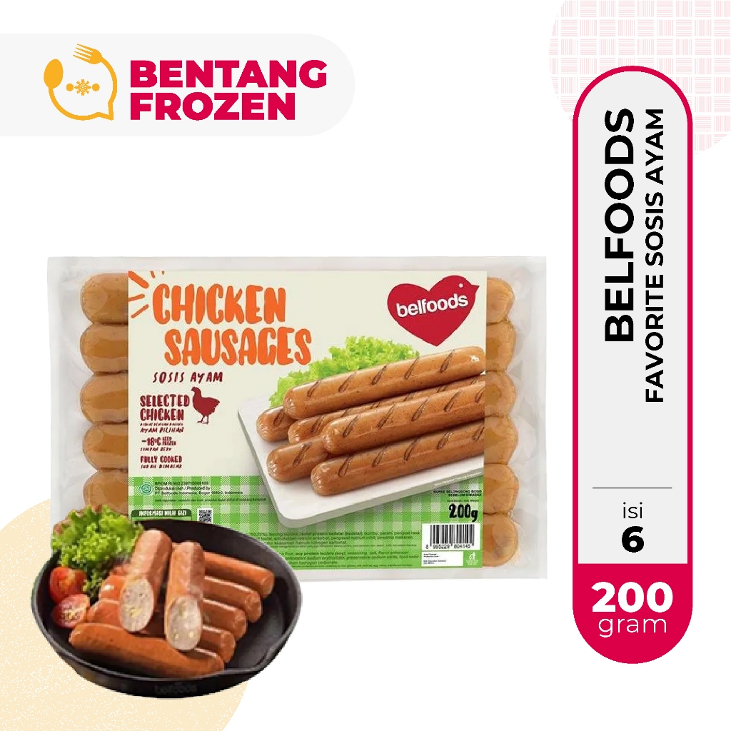 Jual Belfoods Favorite Sosis Ayam 200gr | Shopee Indonesia