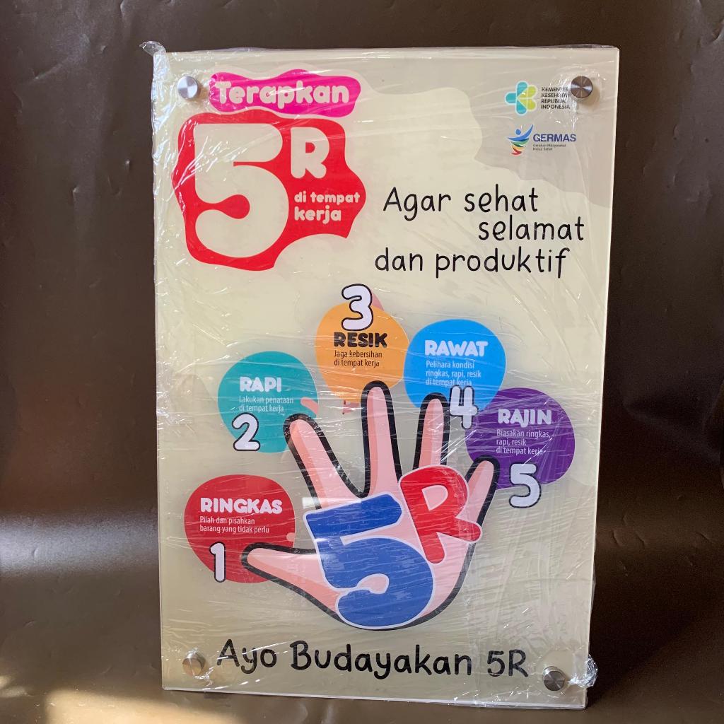 Jual Poster Akrilik Terapkan 5R di Tempat Kerja | Papan Akrilik ... Jual Poster Akrilik Terapkan 5R di Tempat Kerja | Papan Akrilik ...