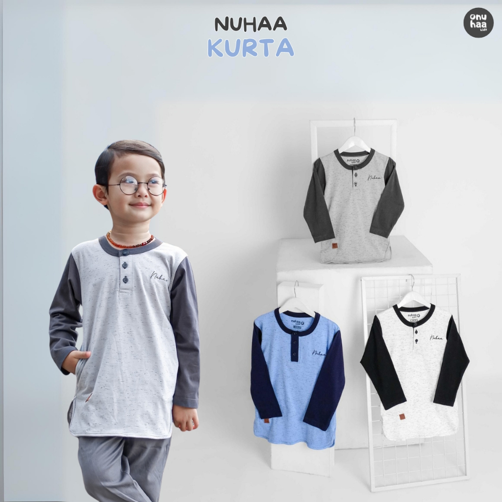 Jual Nuhaa Kids Baju Koko Kurta Anak Laki Laki Usia Balita Lengan ...