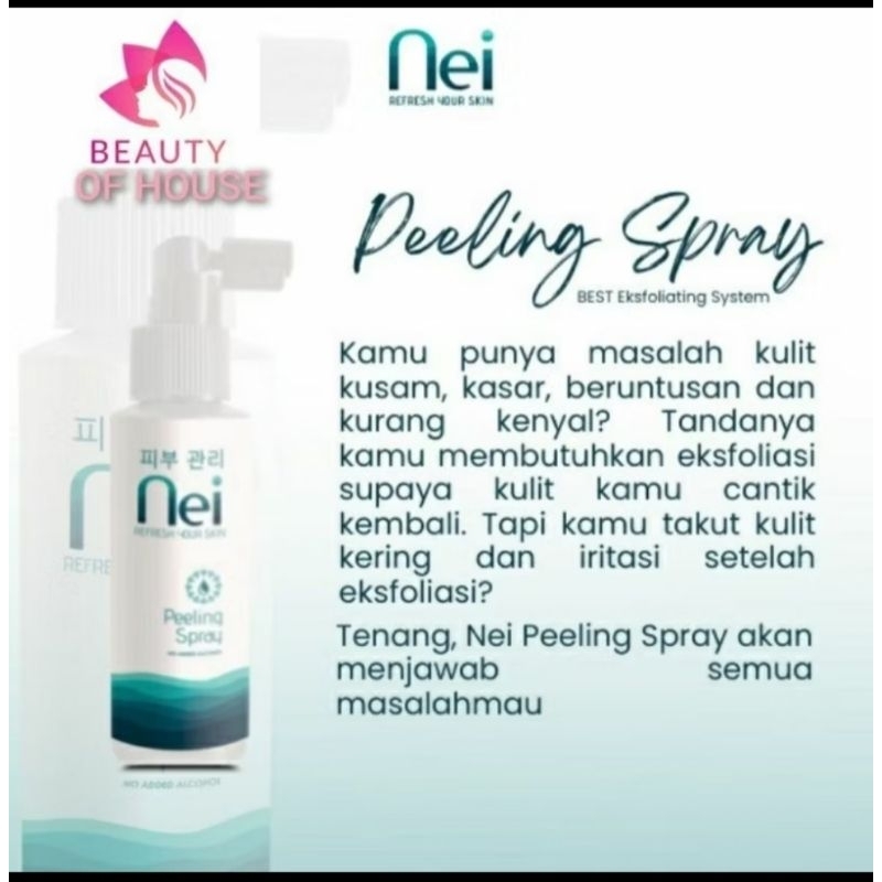 Jual Nei Peeling Spray Obat Semprot Penghilang Daki Original | Shopee ...