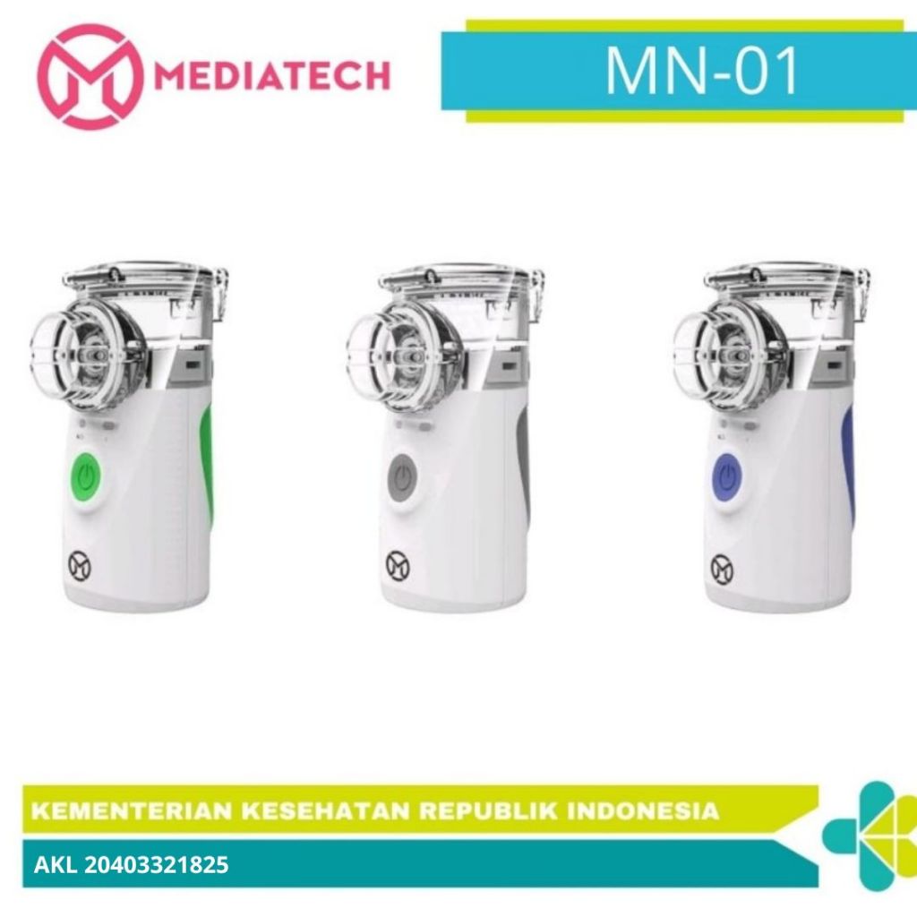 Jual Mediatech Mesh Nebulizer Portable Alat Inhalasi Uap Bantu ...
